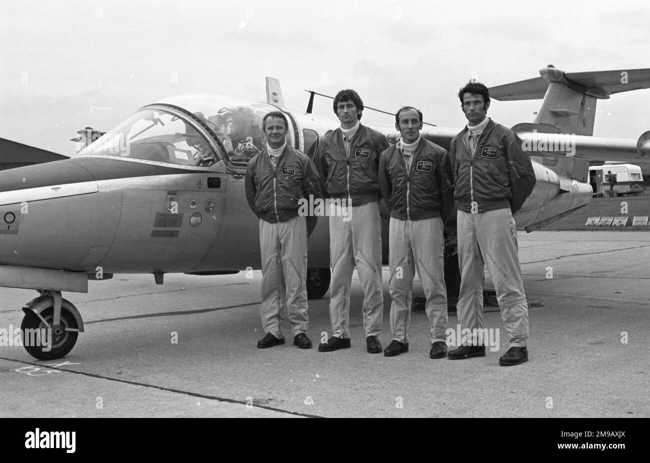 Austrian Air Force - SAAB 105O, of the 'Karo AS' aerobatic team, with ...