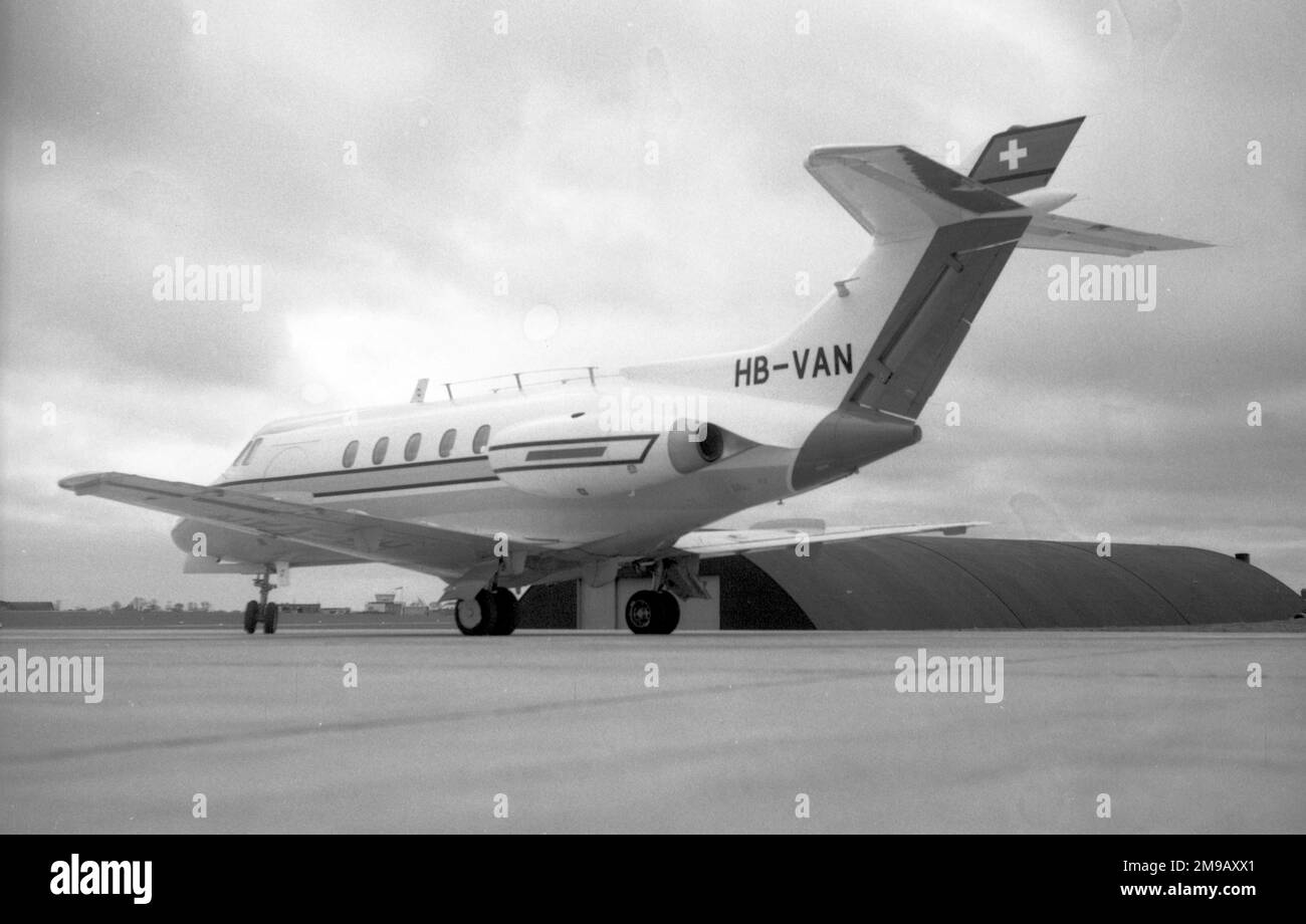 Hawker Siddeley HS.125 Series 1B/521 HB-VAN (msn 25063), of Alport, at ...