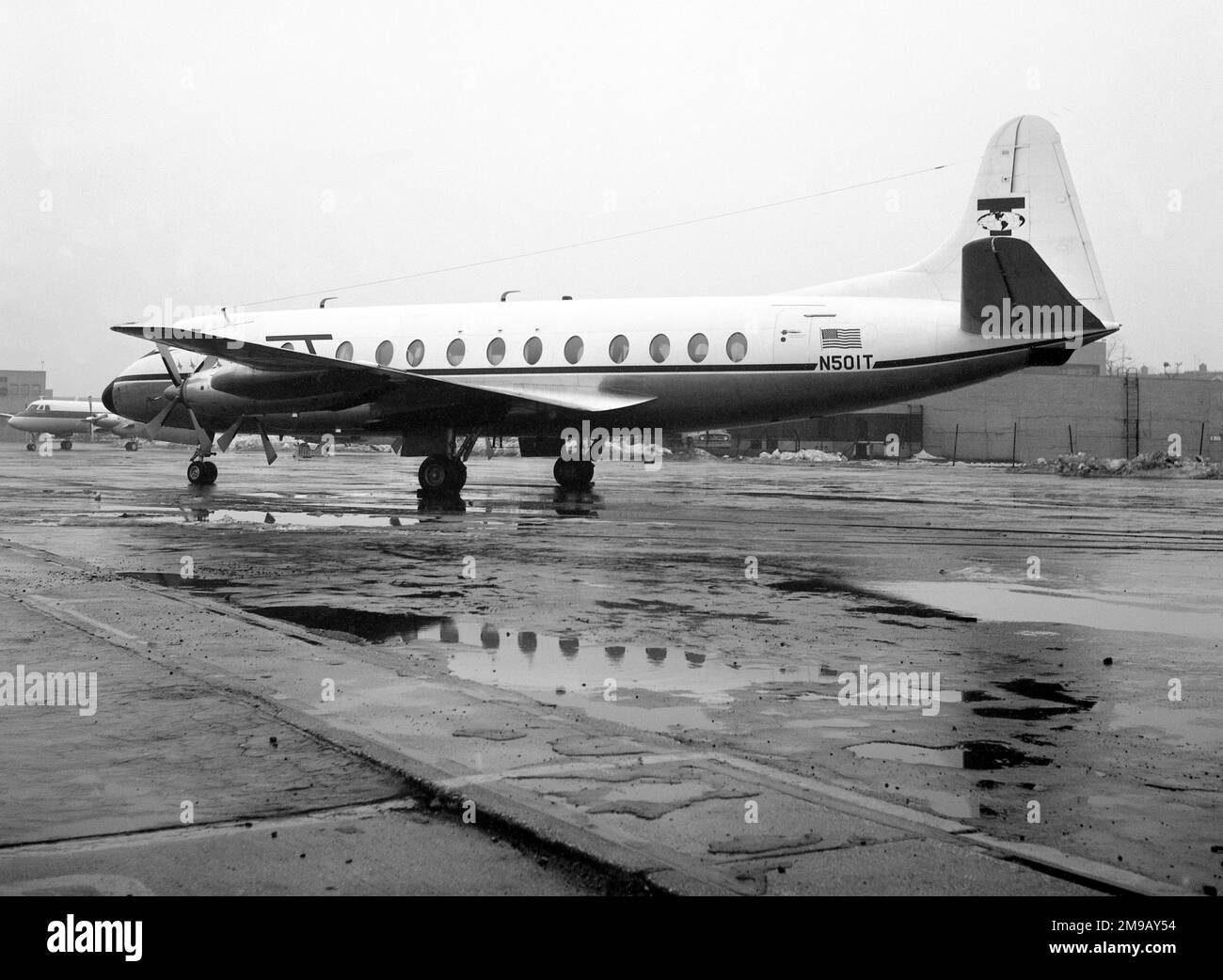 Vickers Viscount 814 N501T (msn 353), of the Tennessee Gas Pipeline ...