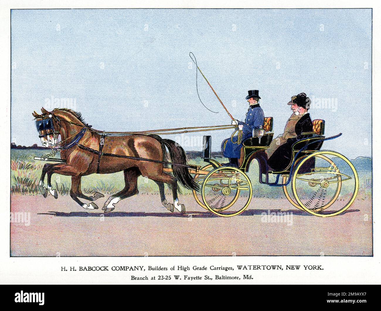Horse drawn carriage 1900's hi-res stock photography and images - Alamy