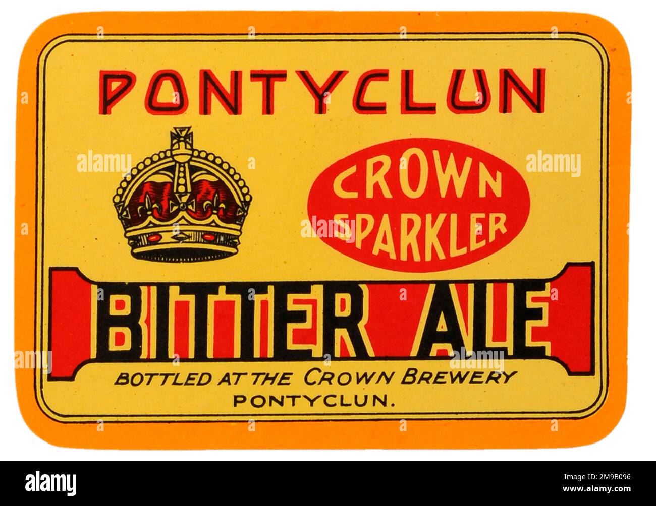 Crown Brewery Crown Sparkler Bitter Ale Stock Photo - Alamy