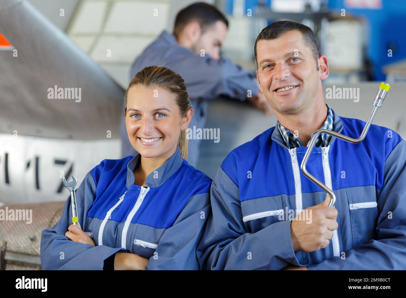 Beautiful female factory worker high hi-res stock photography and ...