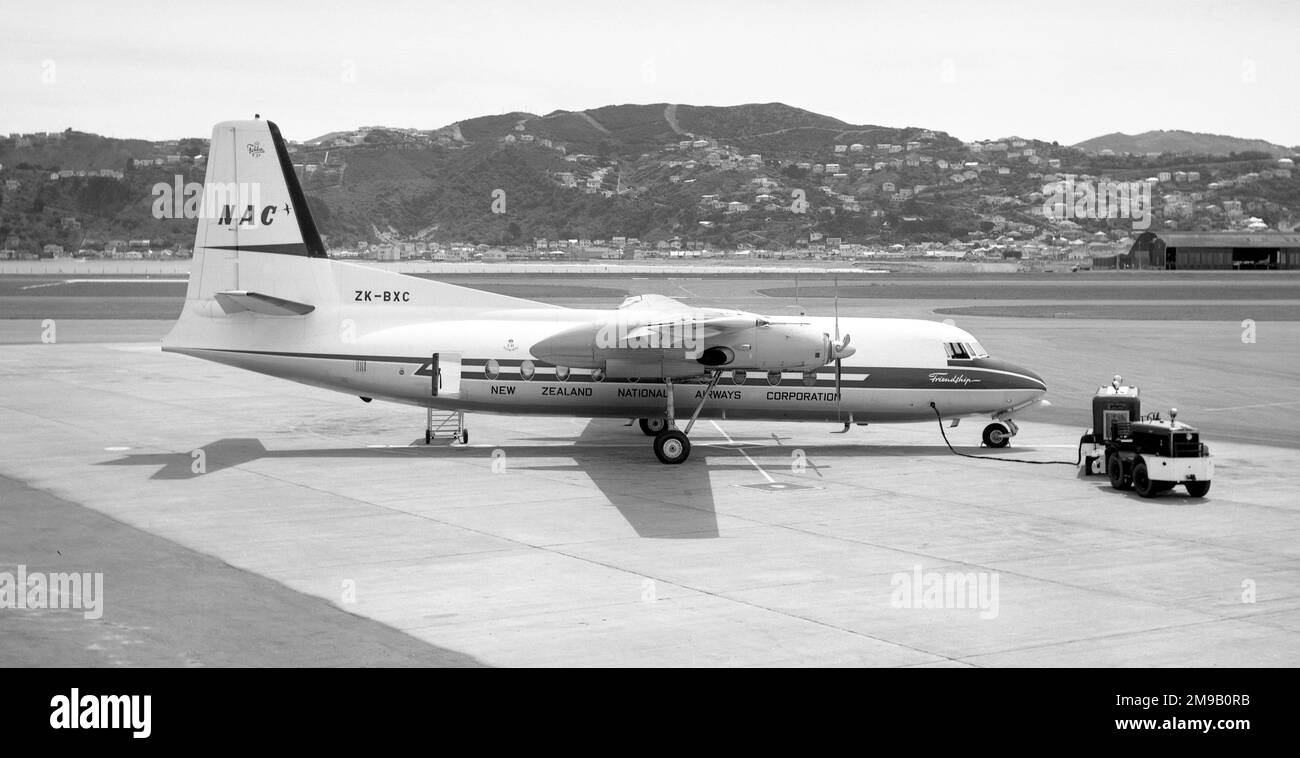 Fokker F27-1020 Friendship ZK-BXC 'Kerangi' (msn 10168), of N.A.C ...