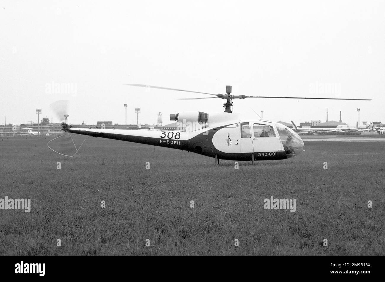 Sud Aviation SA.340 Gazelle F-BDFH (msn 001), the first prototype of ...