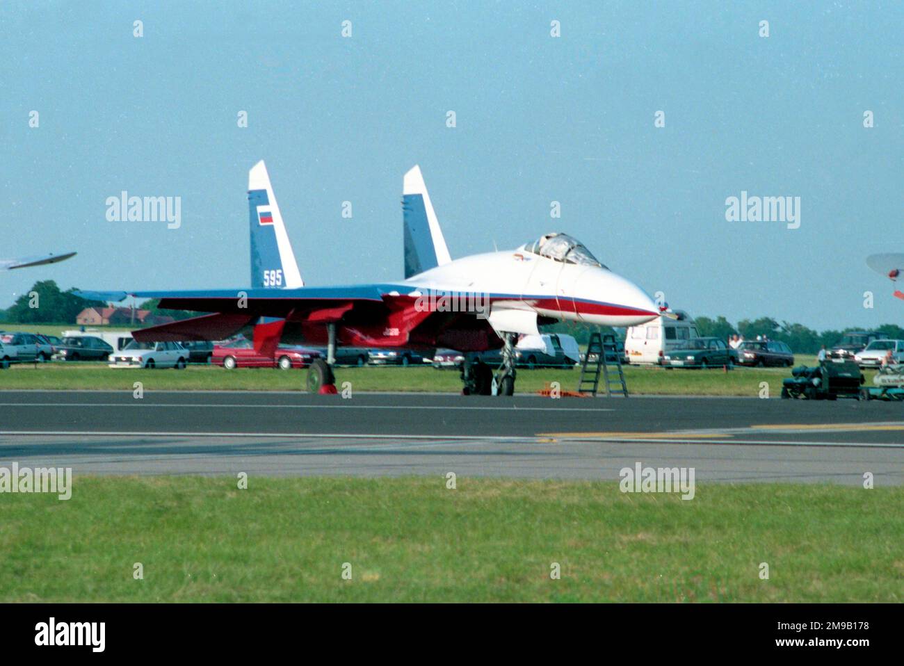 Russian Air Force - Sukhoi Su-27A 595 (msn 36911037511), of the ...