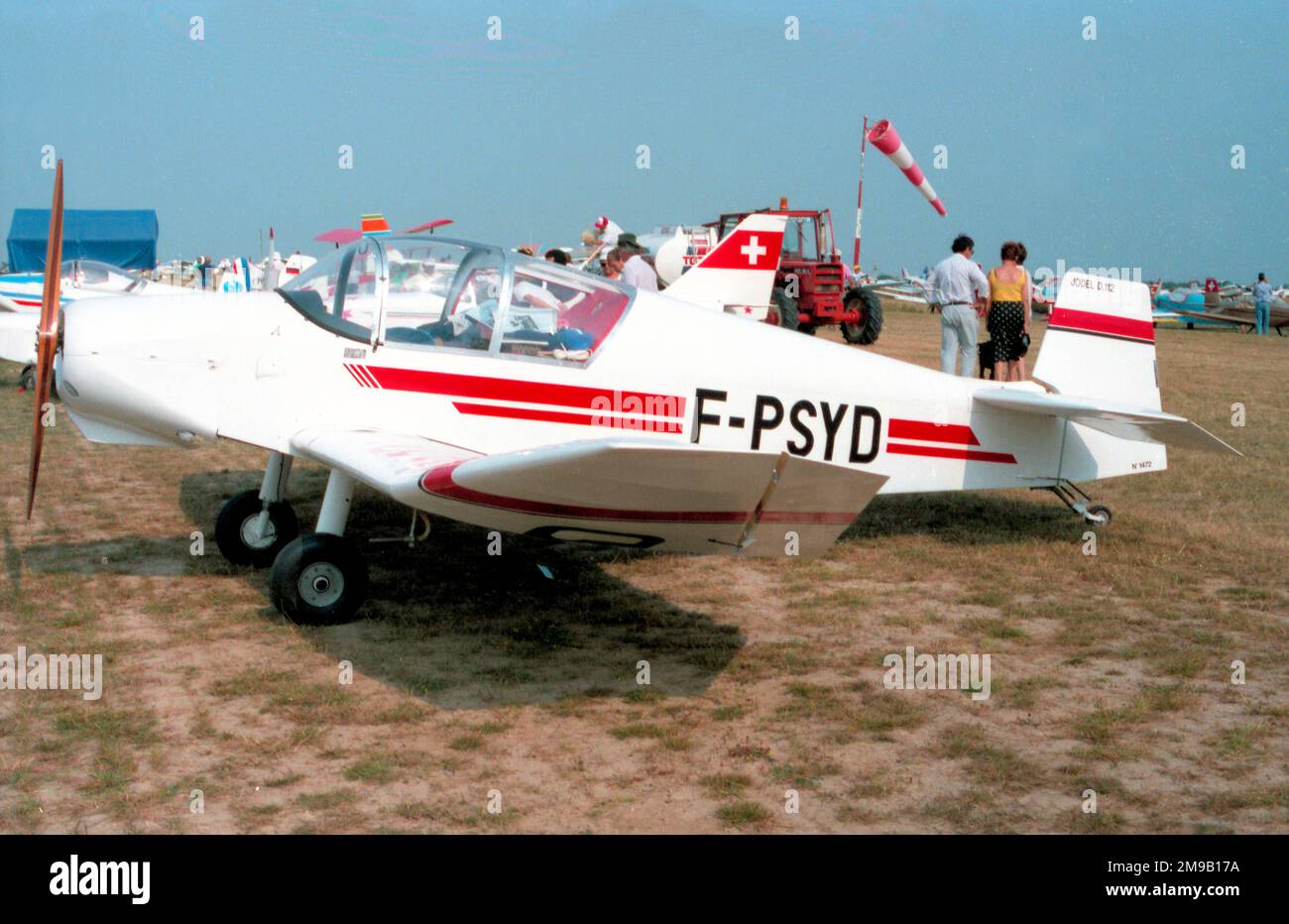 Jodel D.112 F-PSYD Club (msn 1472), at Moulins, France on 28 July 1990 ...