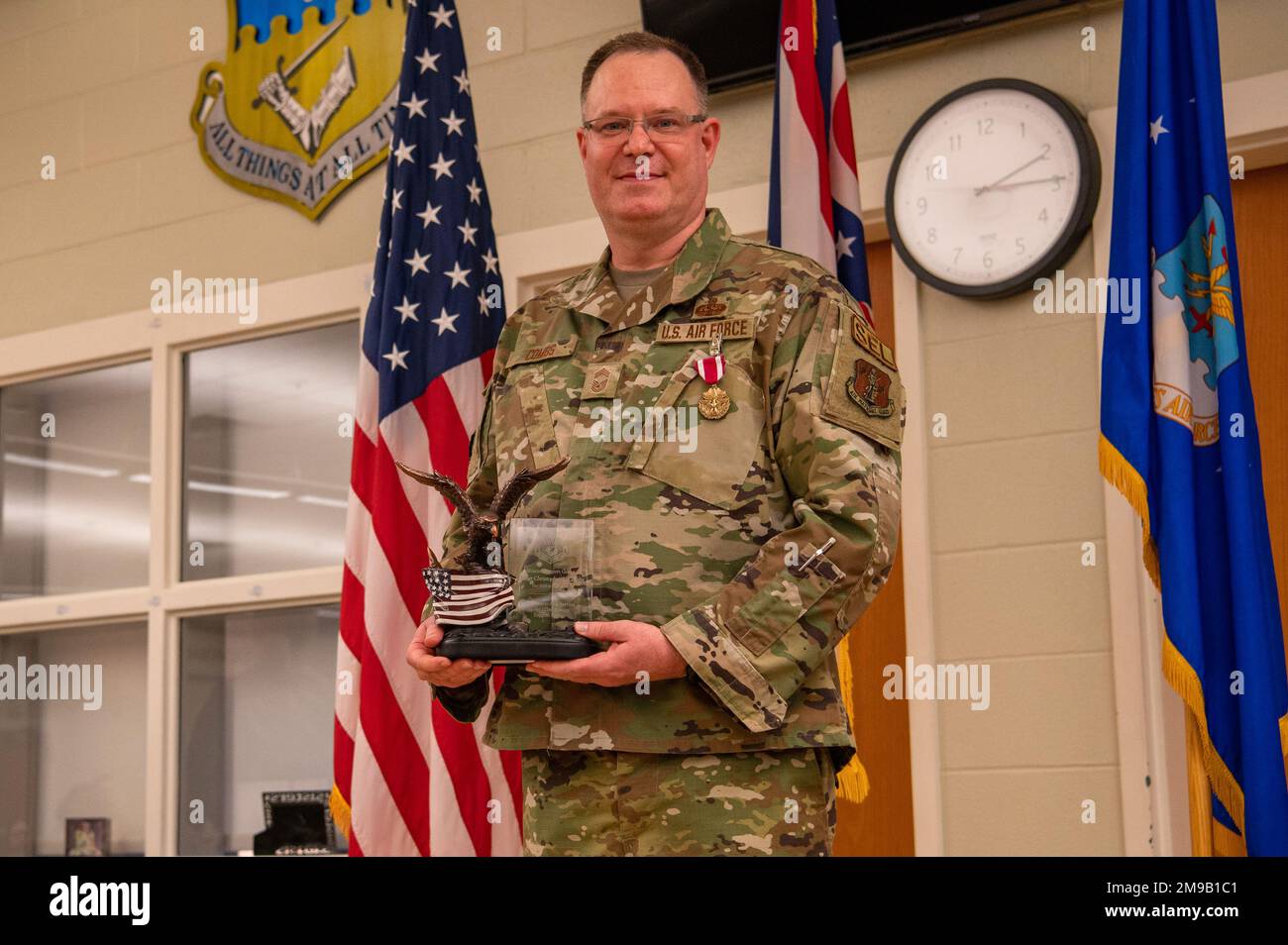The 121st Air Refueling Wing Mission Support Group holds a Change of ...
