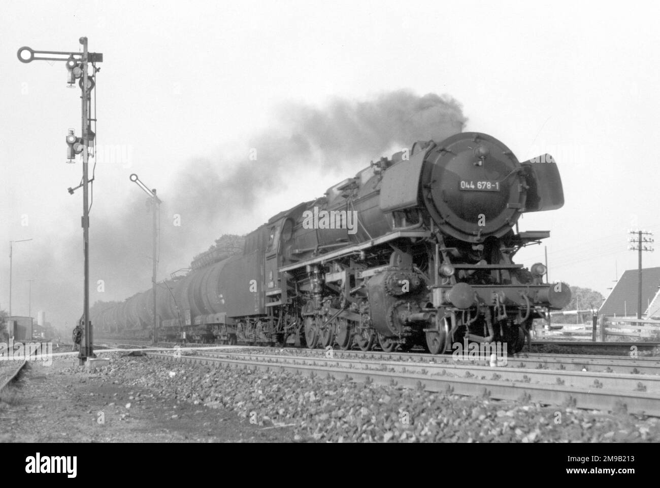 Deutsche Bundesbahn (DB - German Federal Railway) steam locomotive '044 ...