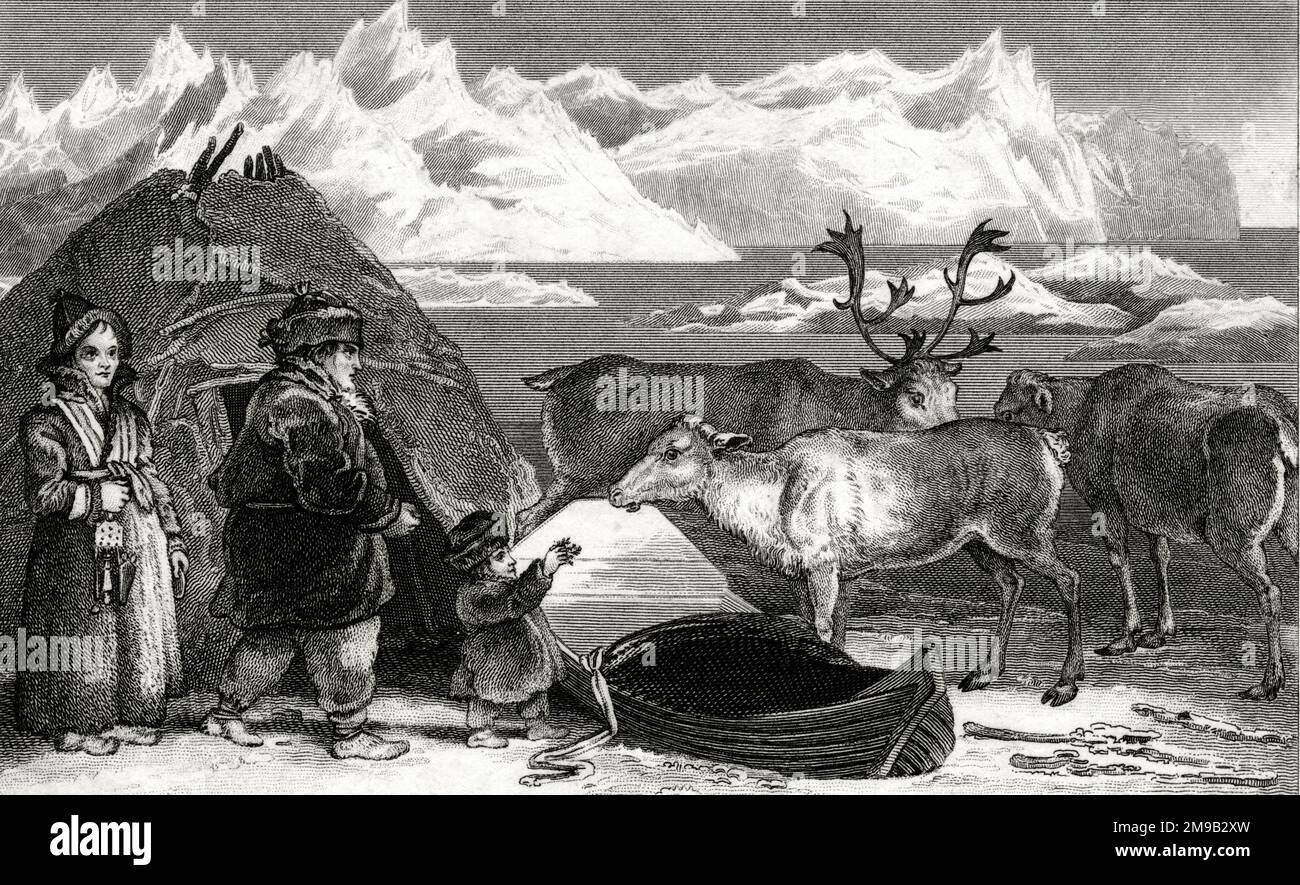 Laplanders hi-res stock photography and images - Alamy