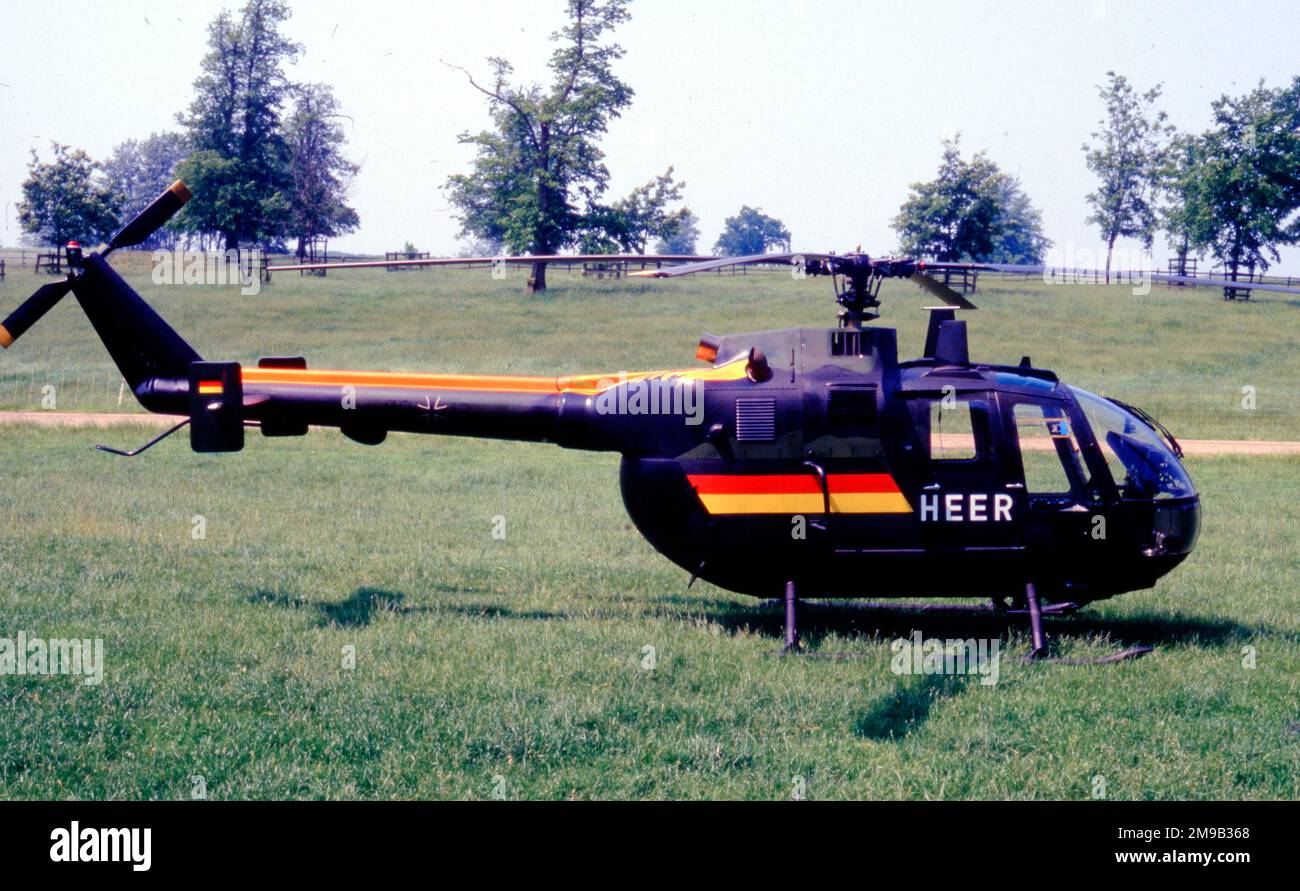 Heeresflieger - MBB Bo.105M 80+18 (msn 5018), at Castle Ashby for the ...