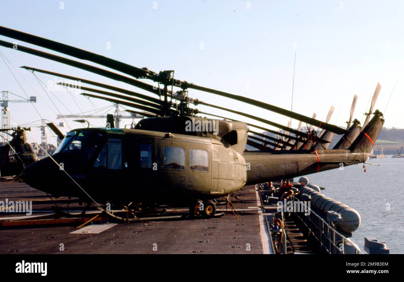 United States Marine Corps - Bell UH-1N Iroquois '25', ranged on the ...