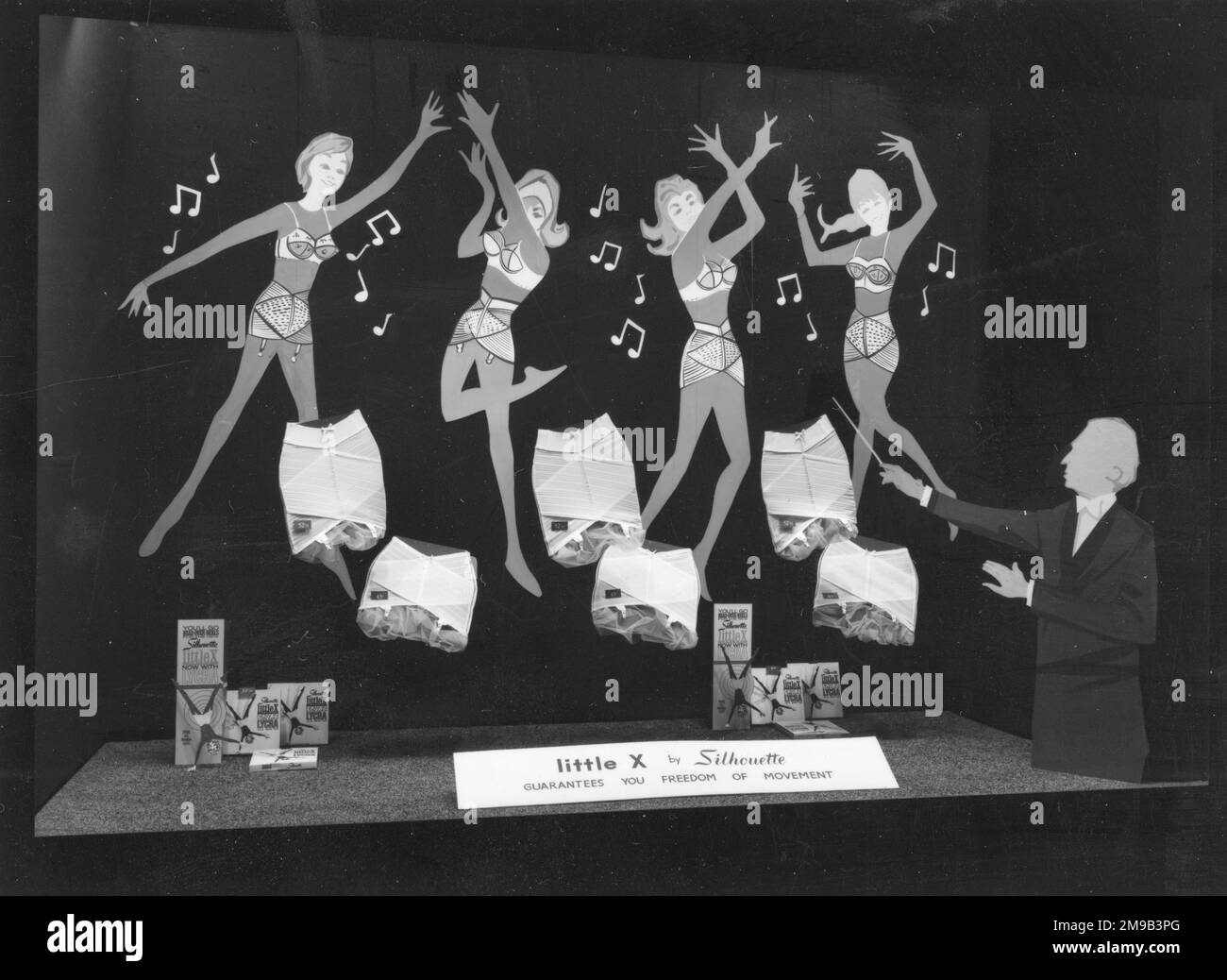 Silhouette, Little X corsets with Lycra, window display: Liverpool ...