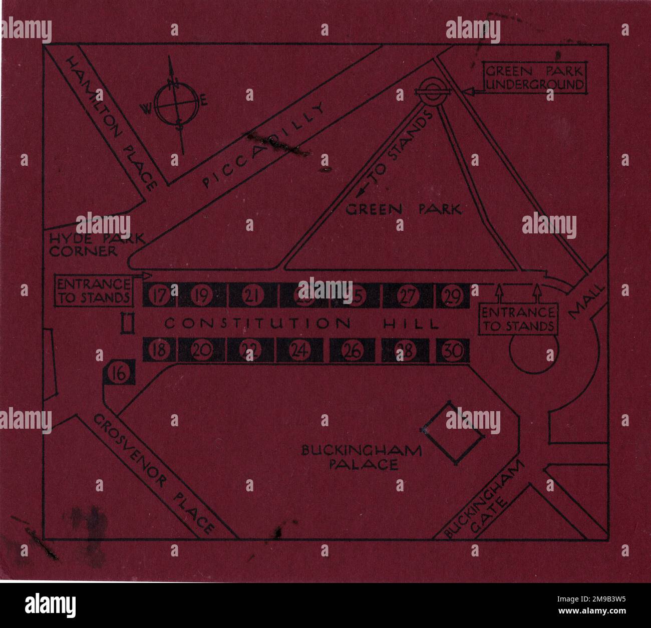 Map of coronation hi-res stock photography and images - Alamy
