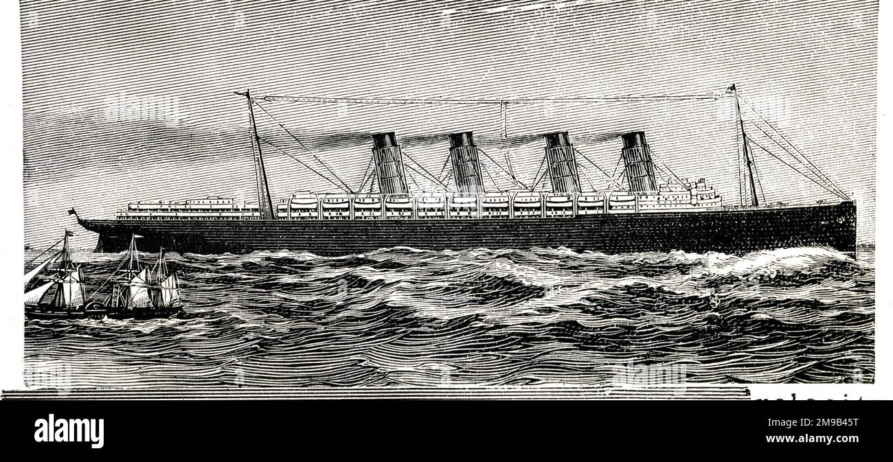 Cunard 1900s hi-res stock photography and images - Alamy