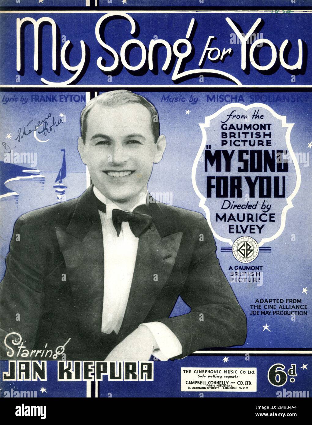 Music cover, My Song for You, lyric by Frank Eyton, music by Mischa ...