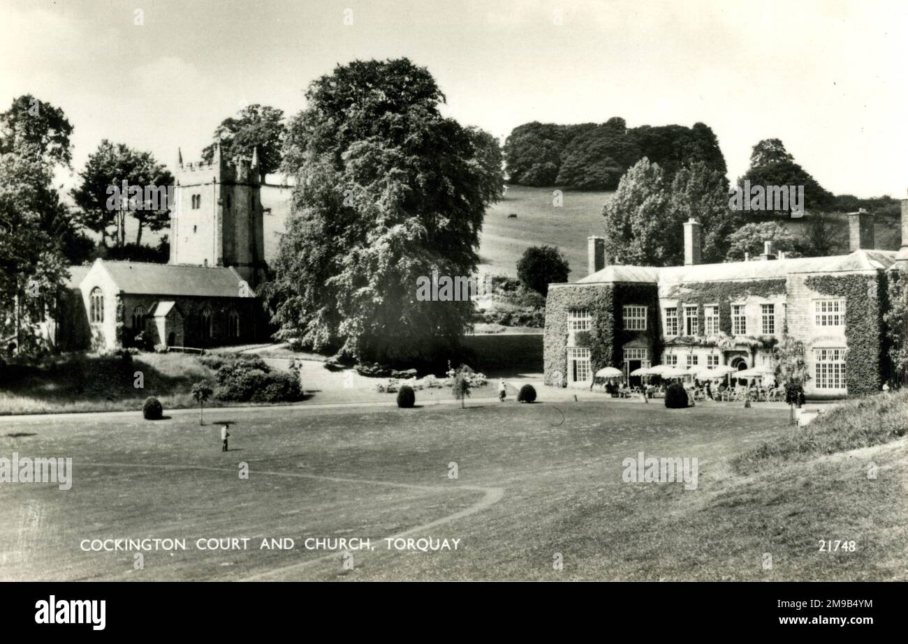Cockington Court and Church, Torquay, Devon Stock Photo - Alamy