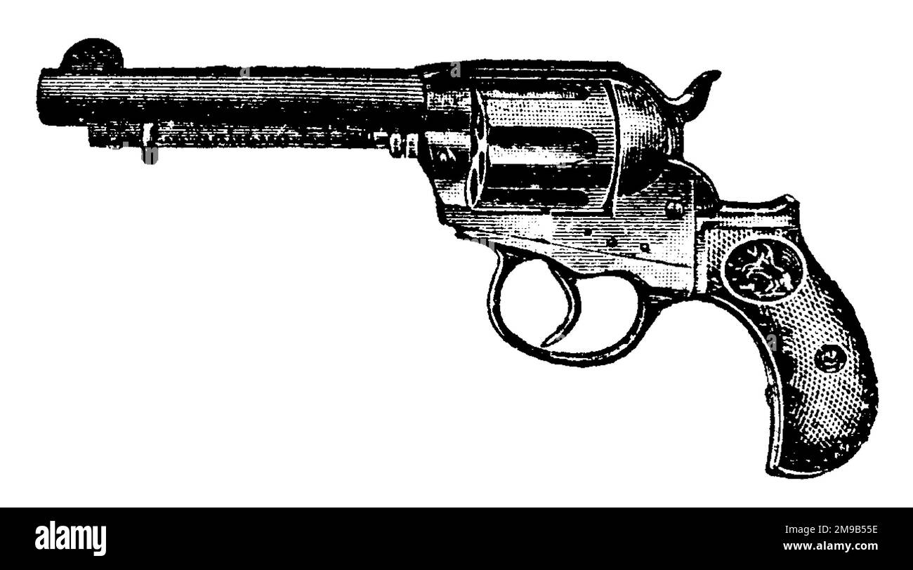 Colt Revolver Drawing
