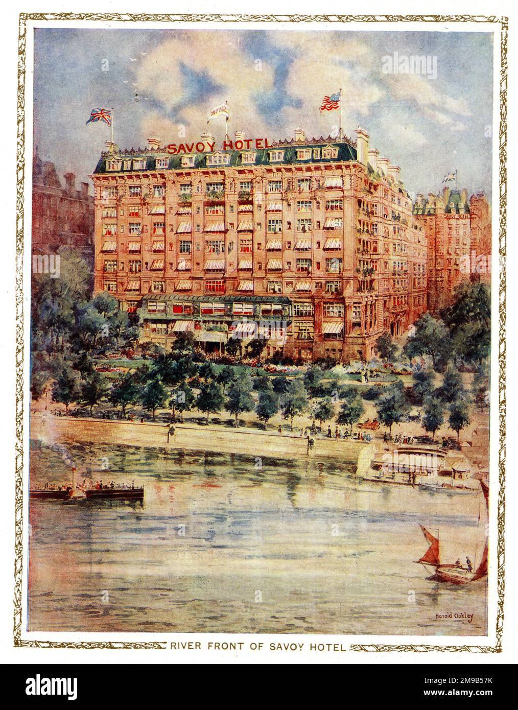 The savoy hotel thames Cut Out Stock Images & Pictures - Alamy