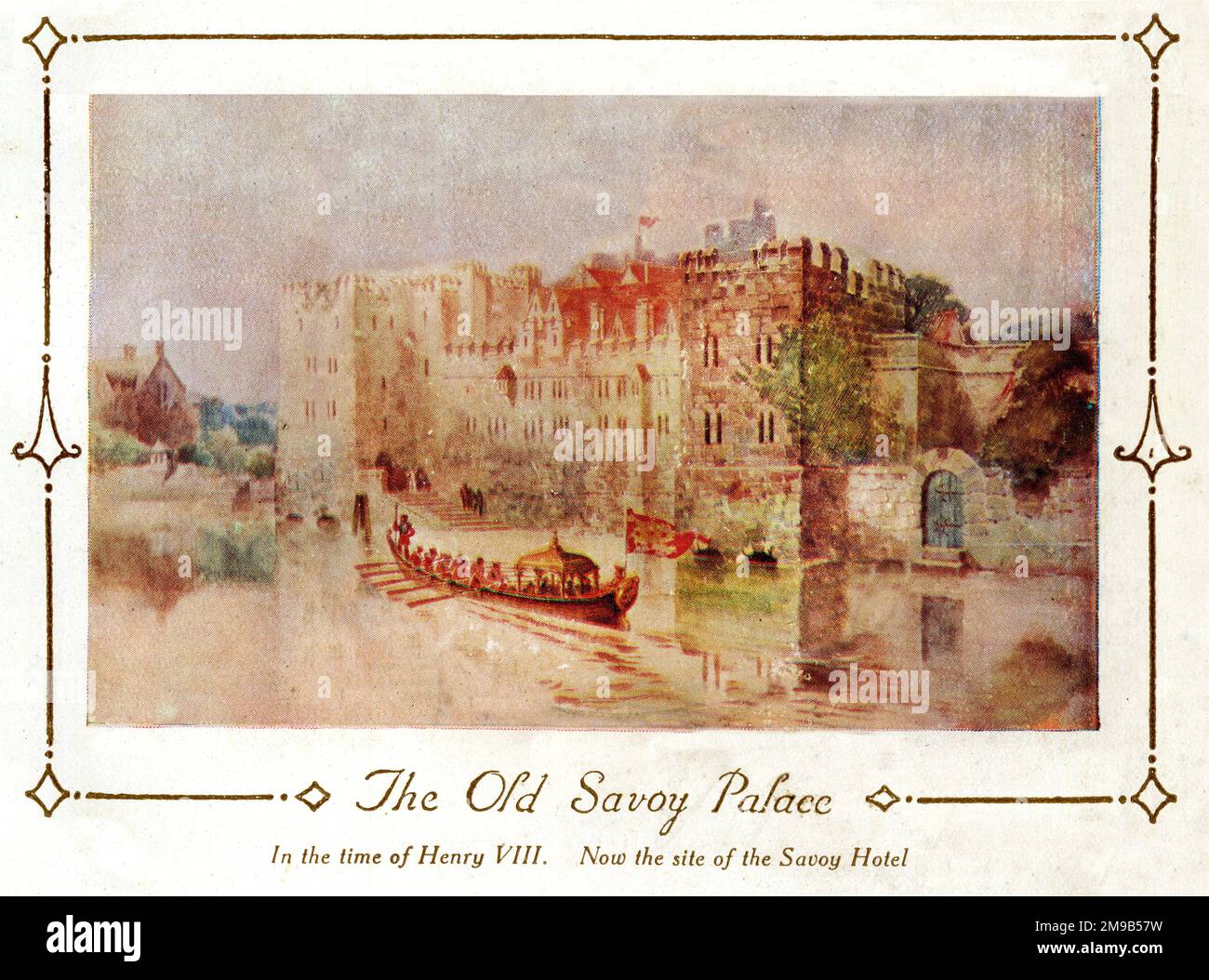 The Old Savoy Palace in the time of Henry VIII, now the site of the ...