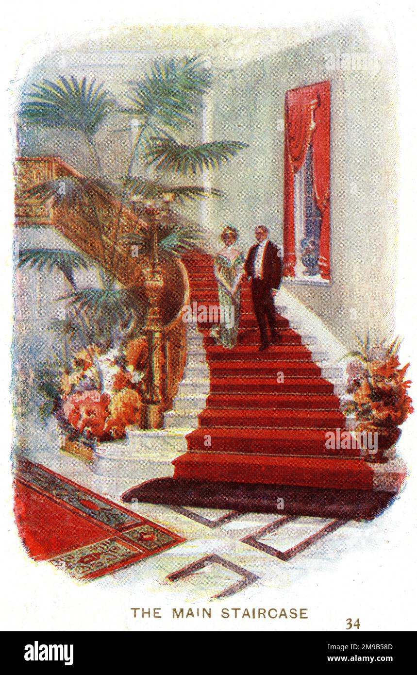 London hotel stairs Cut Out Stock Images & Pictures - Alamy