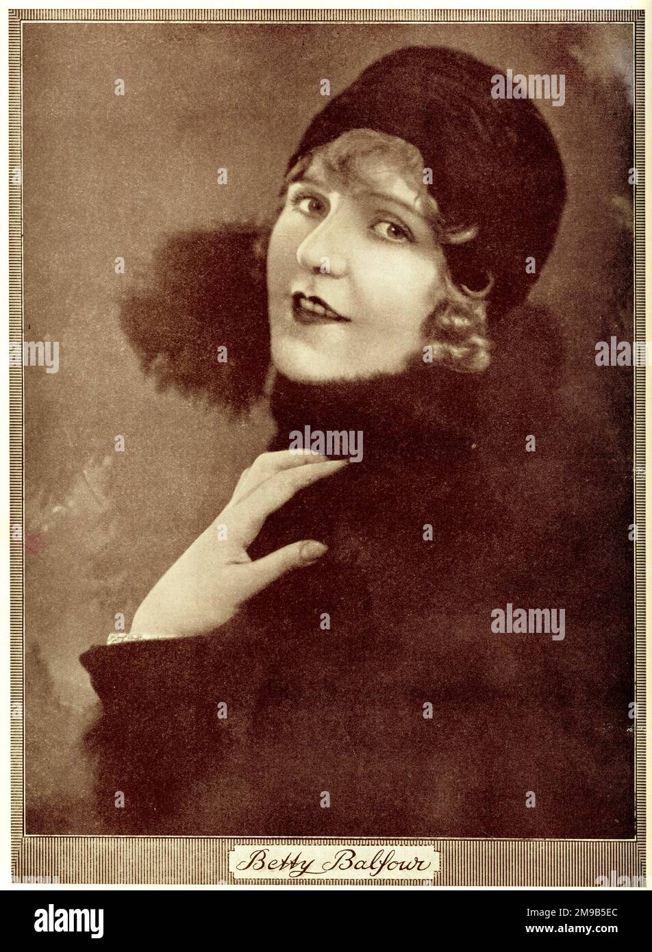 Silent film actress Betty Balfour (1902-1977), known as the 'British ...