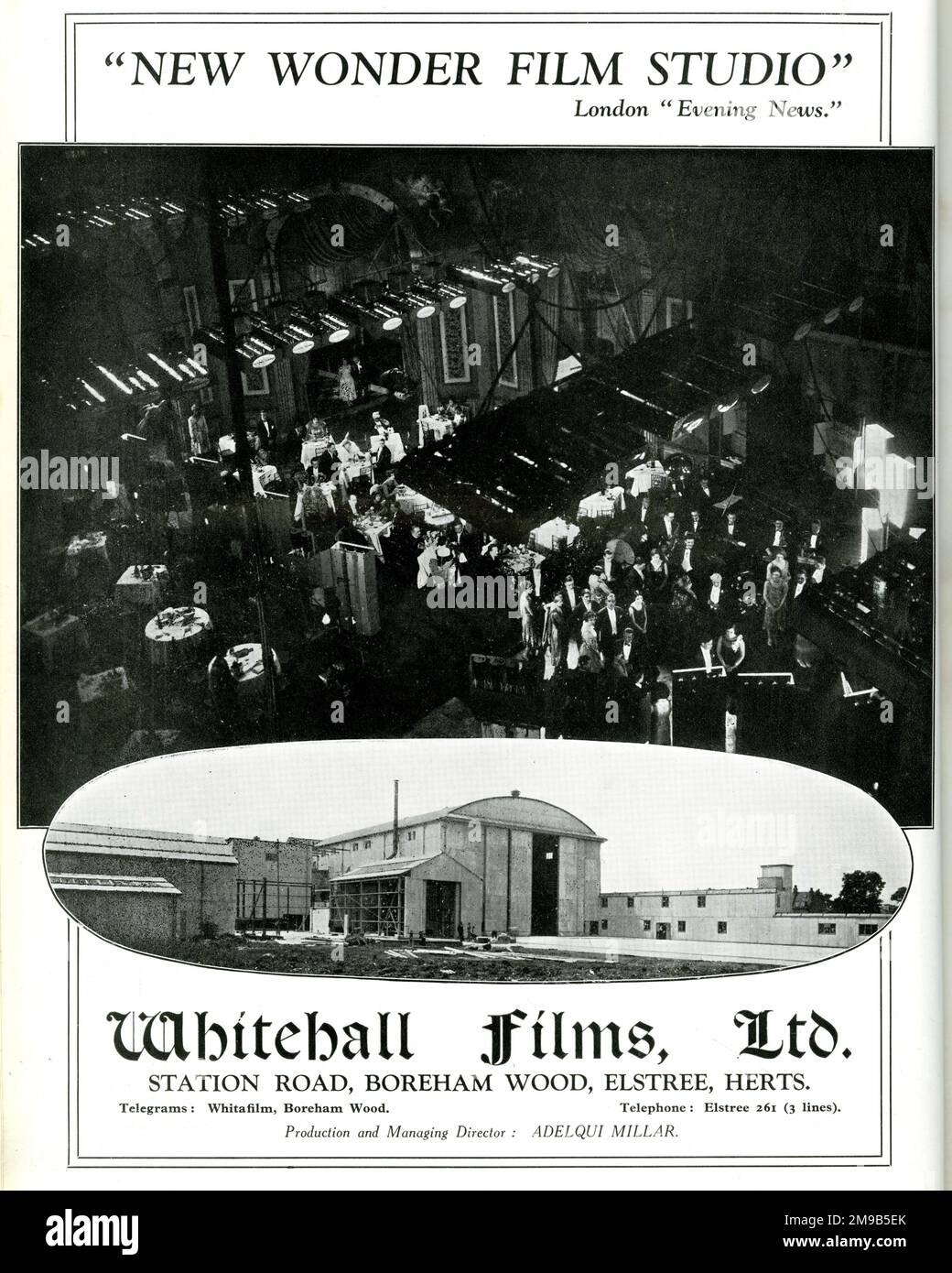 Movie studio 1920s hi-res stock photography and images - Alamy