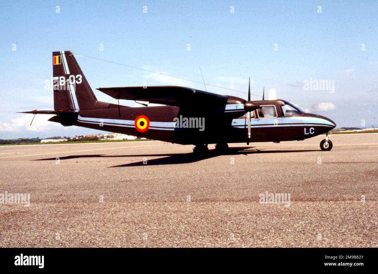 Armee belge - Britten-Norman BN-2A islander B-03 / OT-ALC (msn 476G ...
