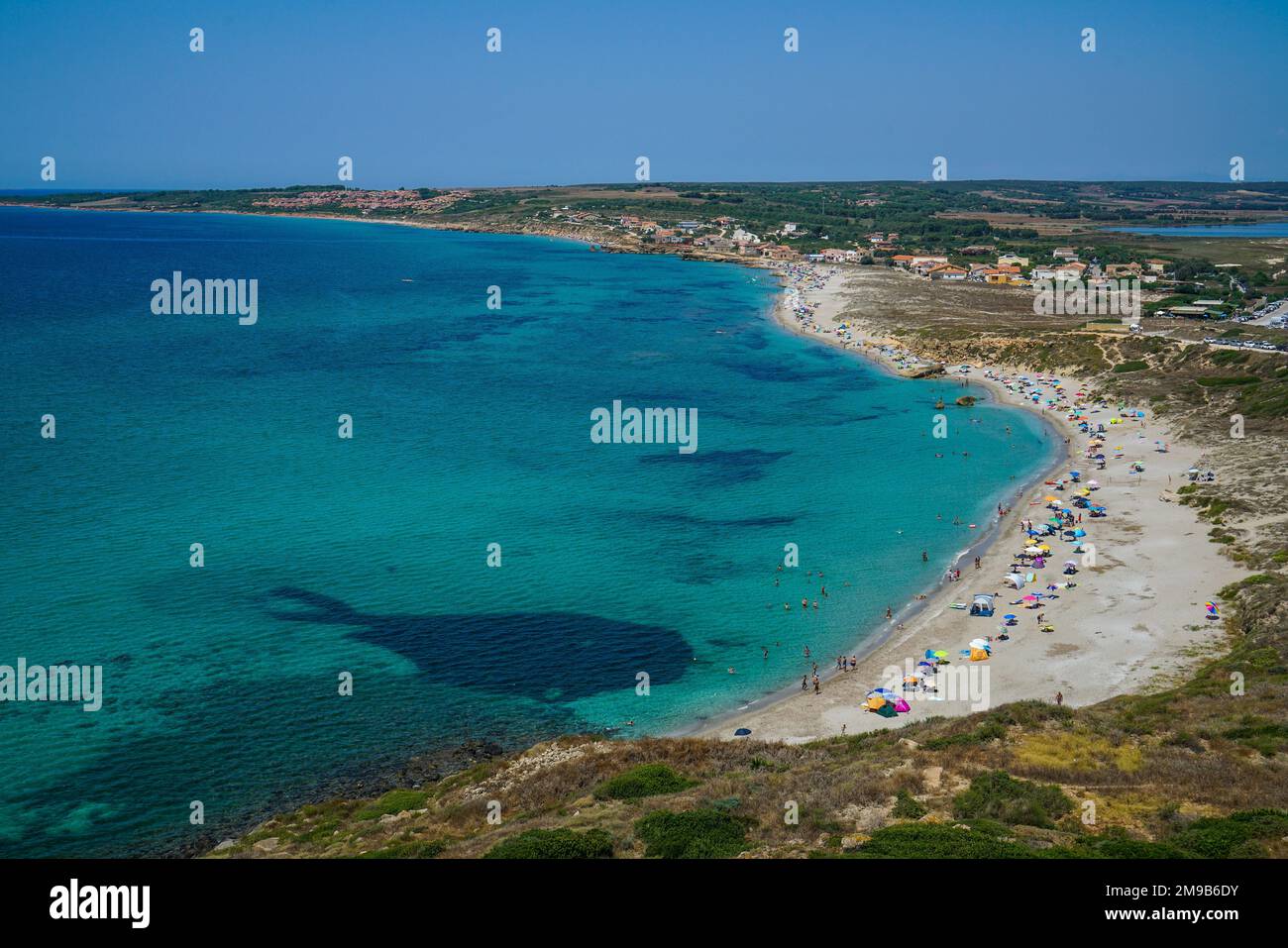Sardinian coast with a fish-like reef Stock Photo - Alamy