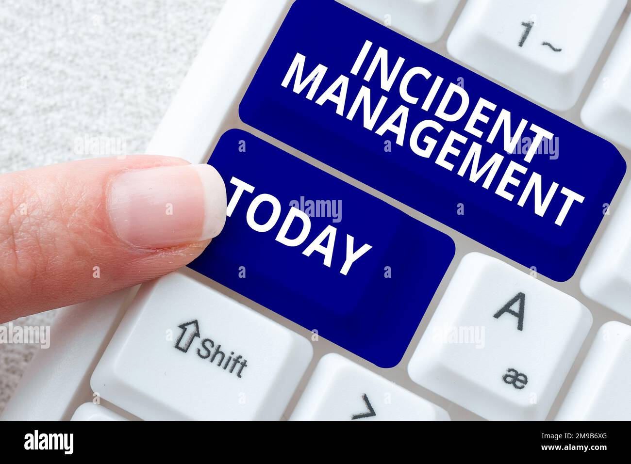 Inspiration showing sign Incident Management, Word Written on Process ...