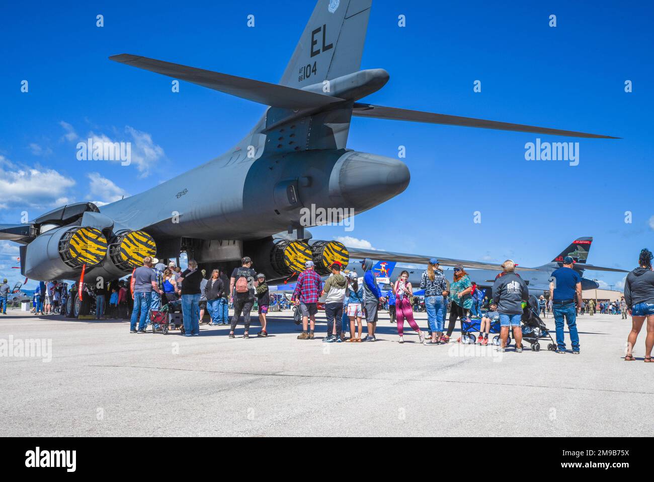 Attendees enjoyed a variety of aerial acts and static displays ...