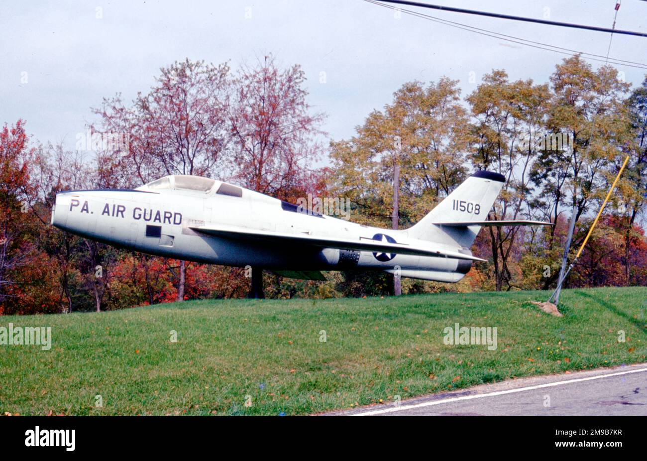 Republic F-84F-15-RE Thunderstreak 51-1508, on display with ...