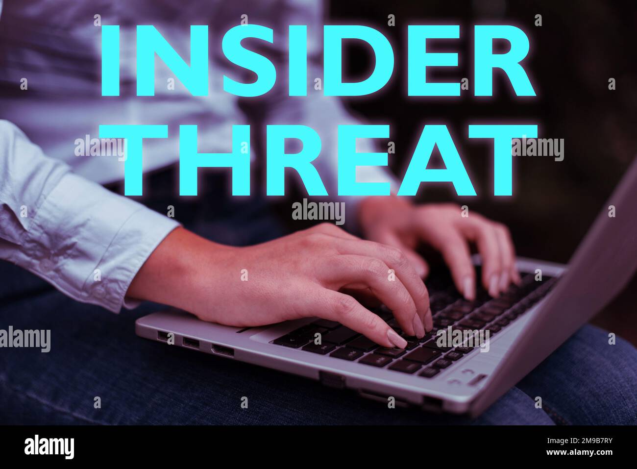 Text showing inspiration Insider Threat. Word Written on security ...