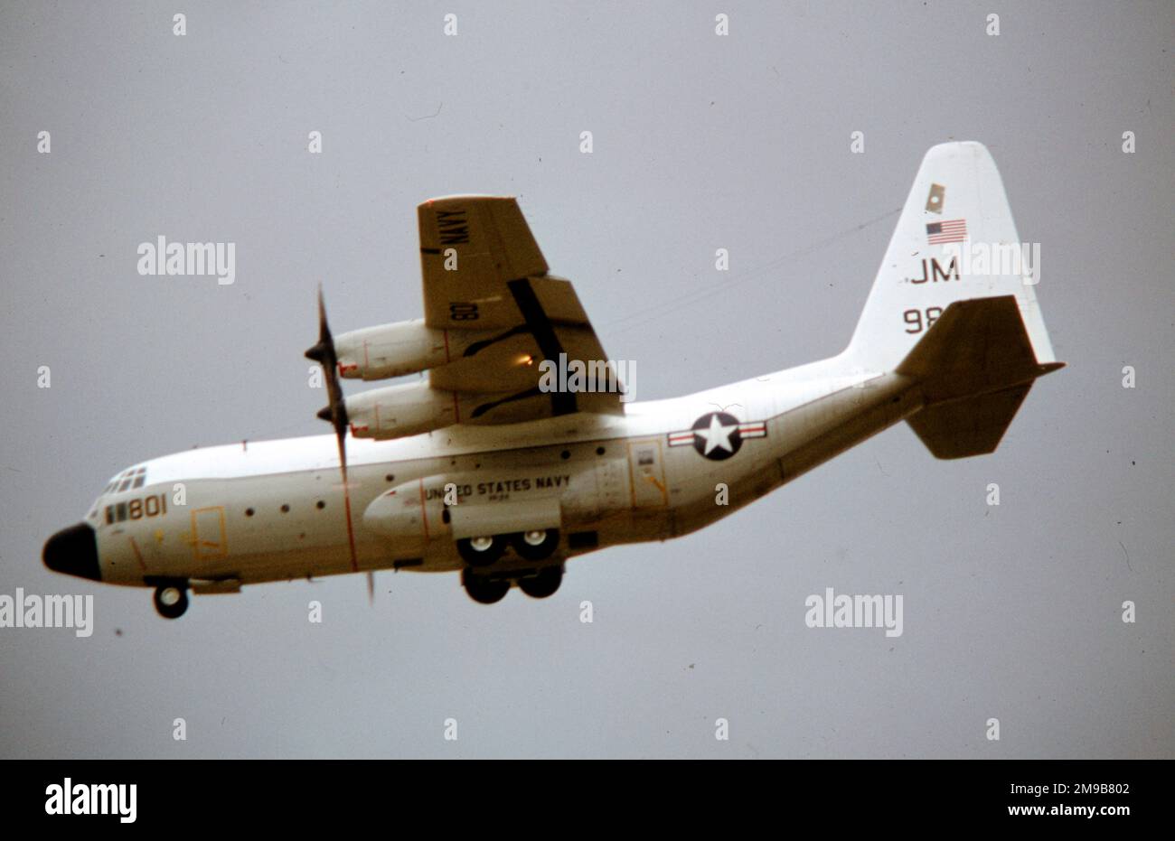 United States Navy (USN) - Lockheed C-130F Hercules Stock Photo - Alamy