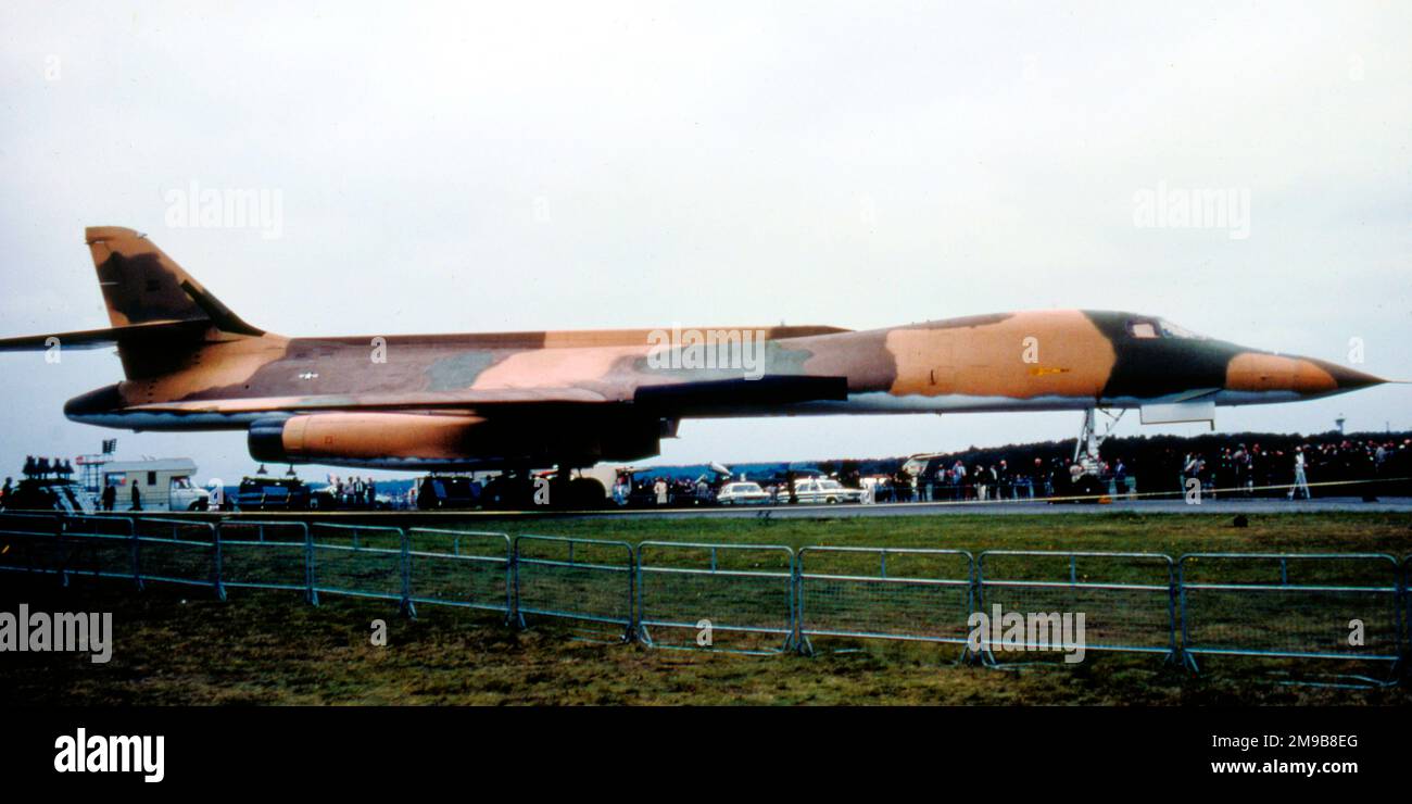Rockwell B-1A 76-0174 (msn 4), the fourth prototype, on display at SBAC ...
