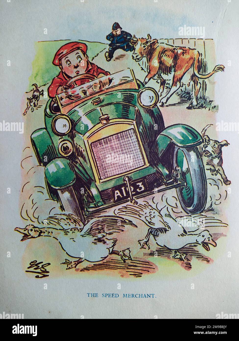 The Motor Picture Book, The Speed Merchant Stock Photo - Alamy