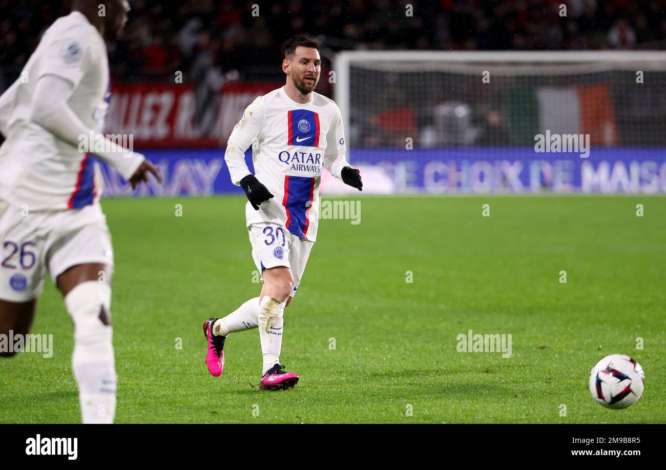 Lionel Messi of PSG during the French championship Ligue 1 football ...