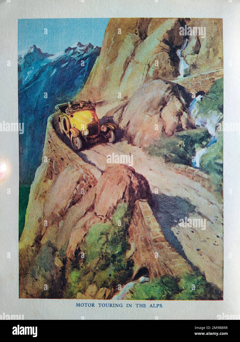 The Motor Picture Book, Motor Touring in the Alps Stock Photo - Alamy