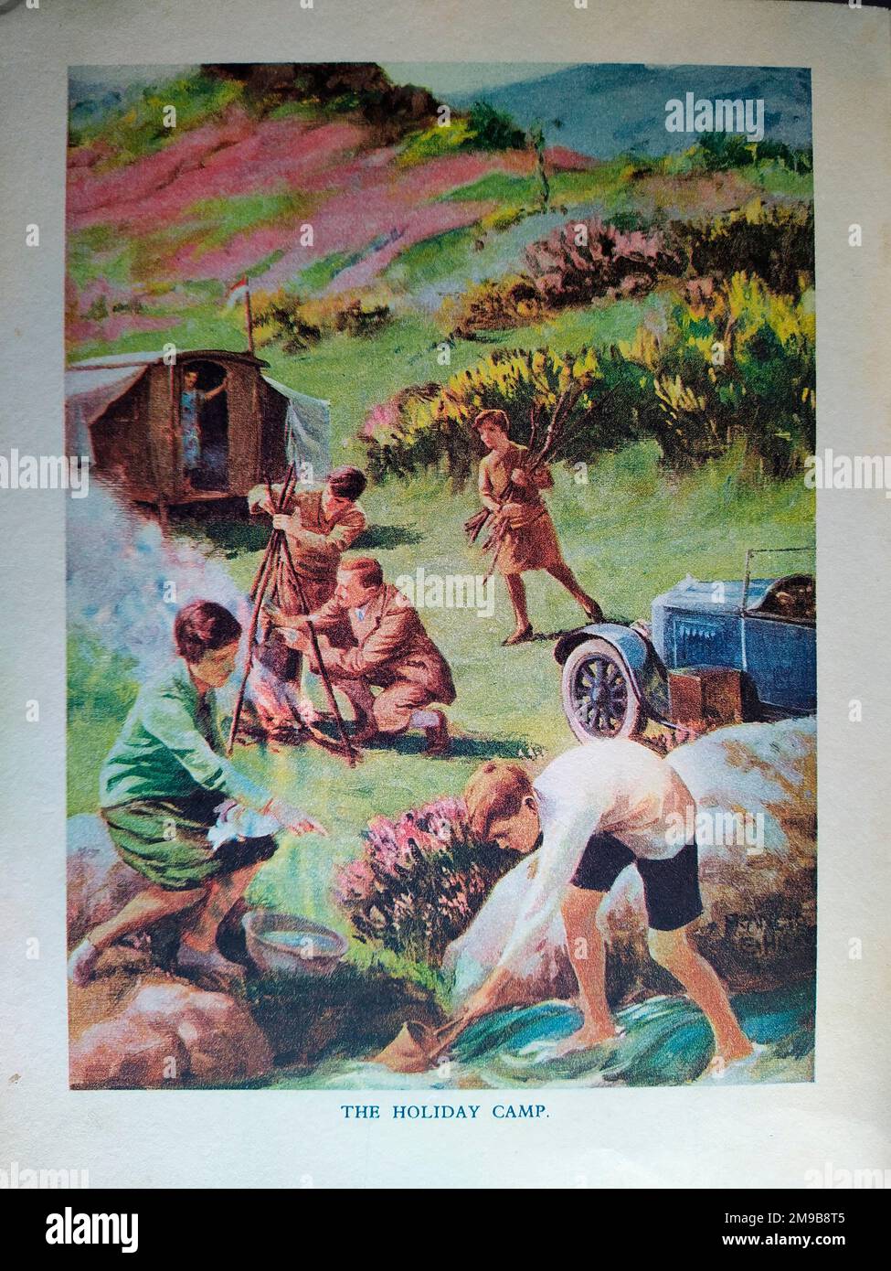 The Motor Picture Book, The Holiday Camp Stock Photo - Alamy