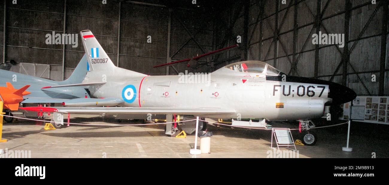North American F-86D-50-NA Sabre 52-10067 (MSN 190-792), on display at ...