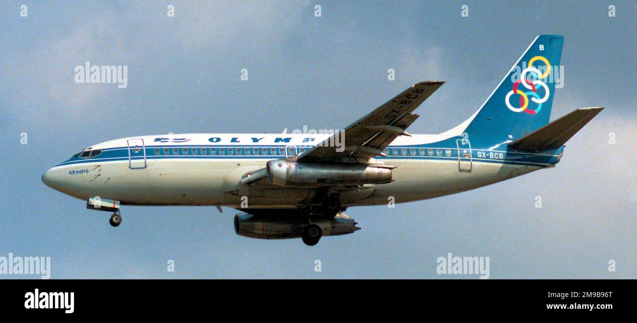 Boeing 737-284 SX-BCB (msn 21225, line number 464), of Olympic Airlines ...