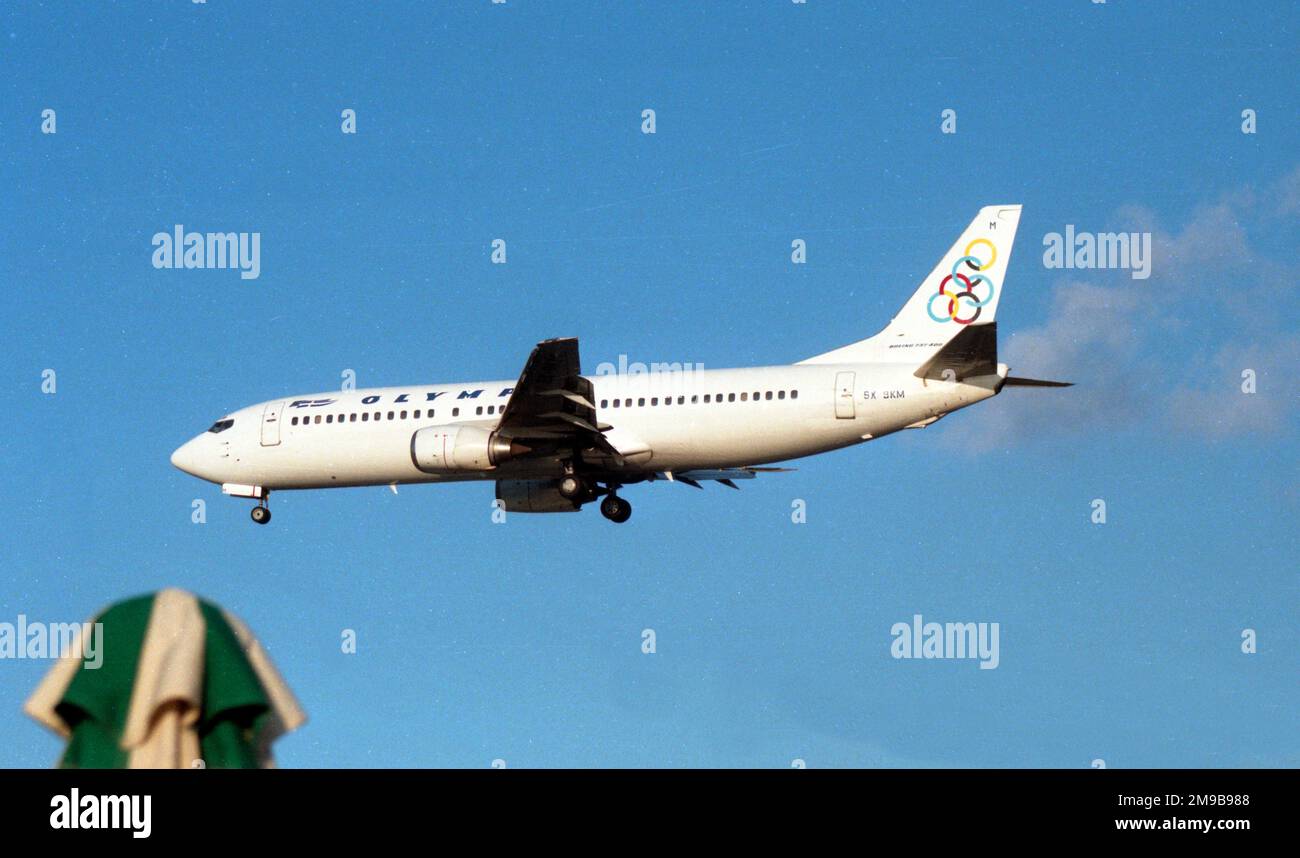 Boeing 737-4Q8 SX-BKM (msn 24709, line number 2115), of Olympic ...