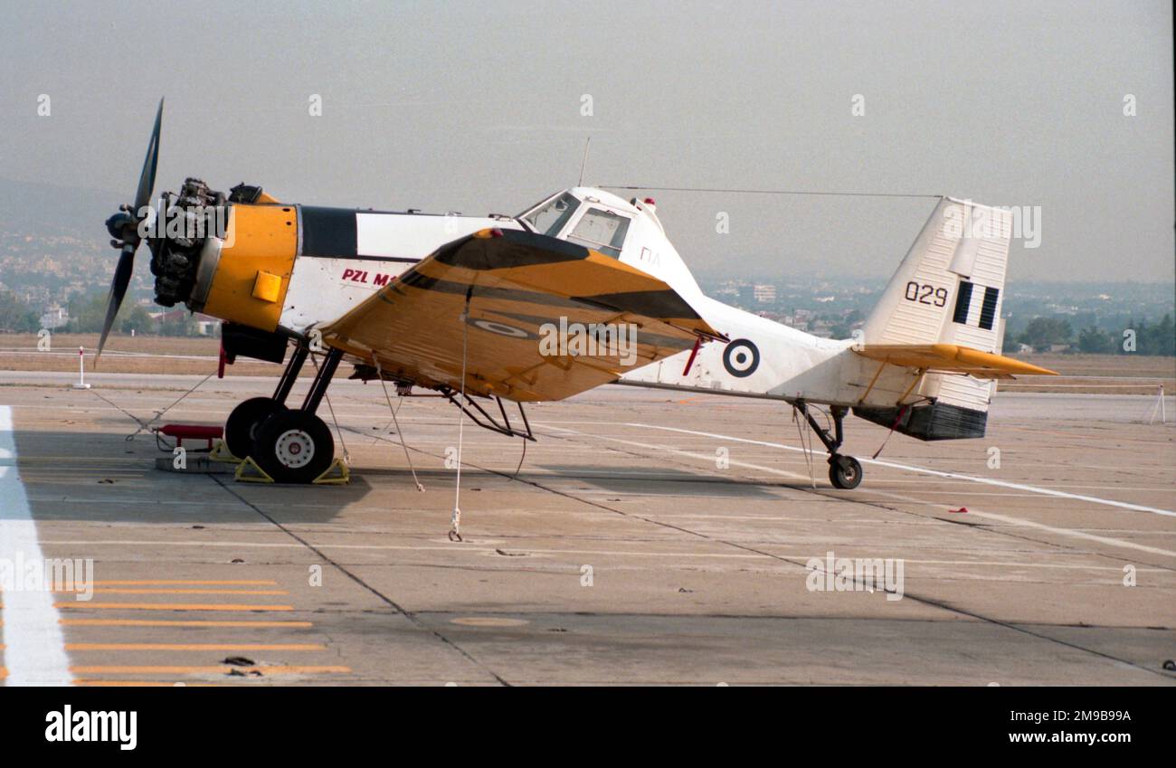 Hellenic Air Force - PZL-Mielec M-18 Dromader 029, on display at the ...