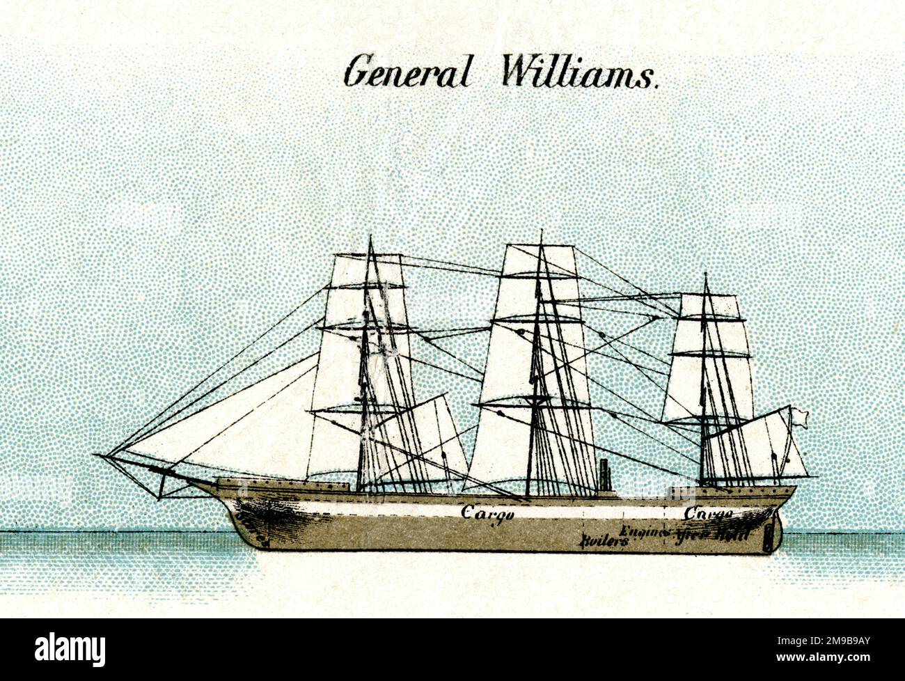 General Williams, cargo ship Stock Photo - Alamy