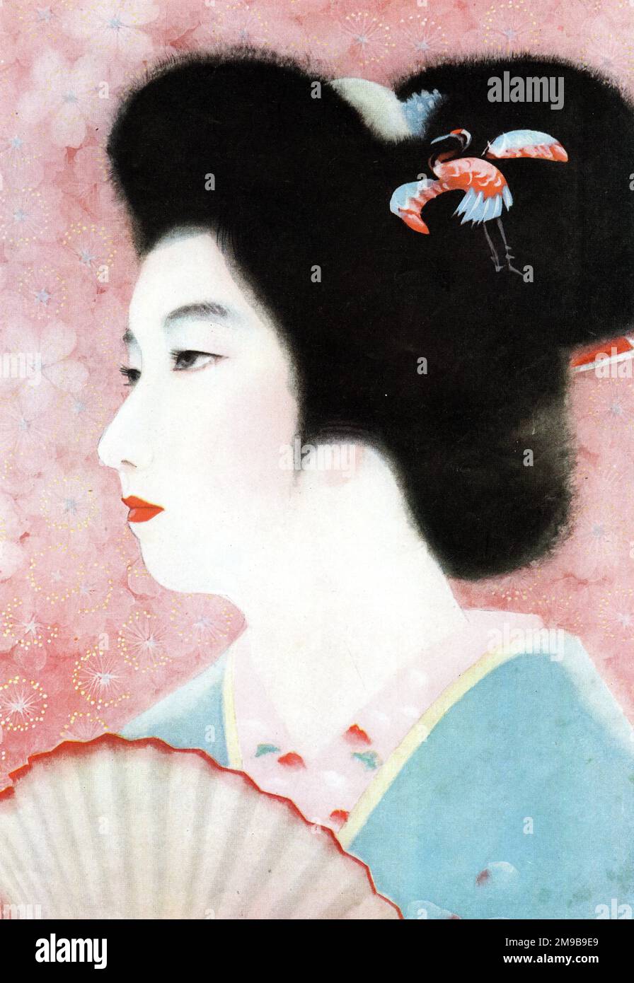 Dainty Nymph of Quaint Kyoto - beautiful woman from the ancient capital ...