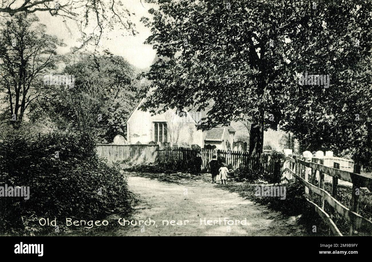 Old Bengeo Church, near Hertford Stock Photo - Alamy