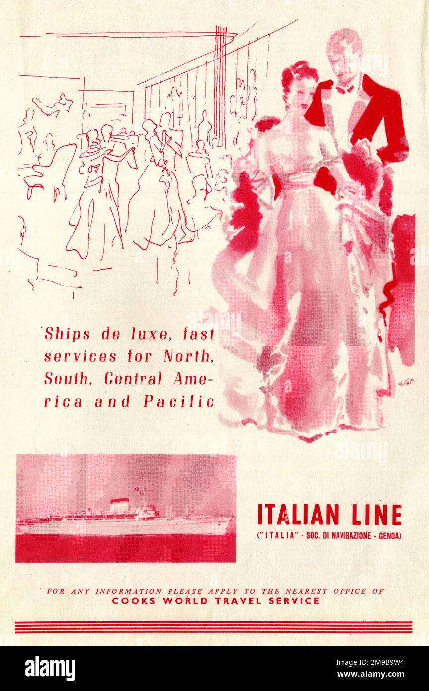 Historical cruise ship 1950s hi-res stock photography and images - Alamy