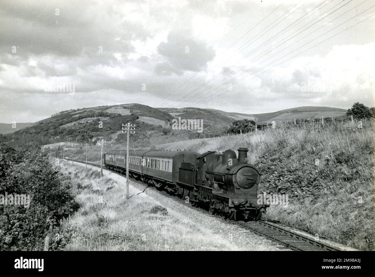Steam Railway locomotive 9000 Class 4-4-0 No. 9021 Stock Photo - Alamy