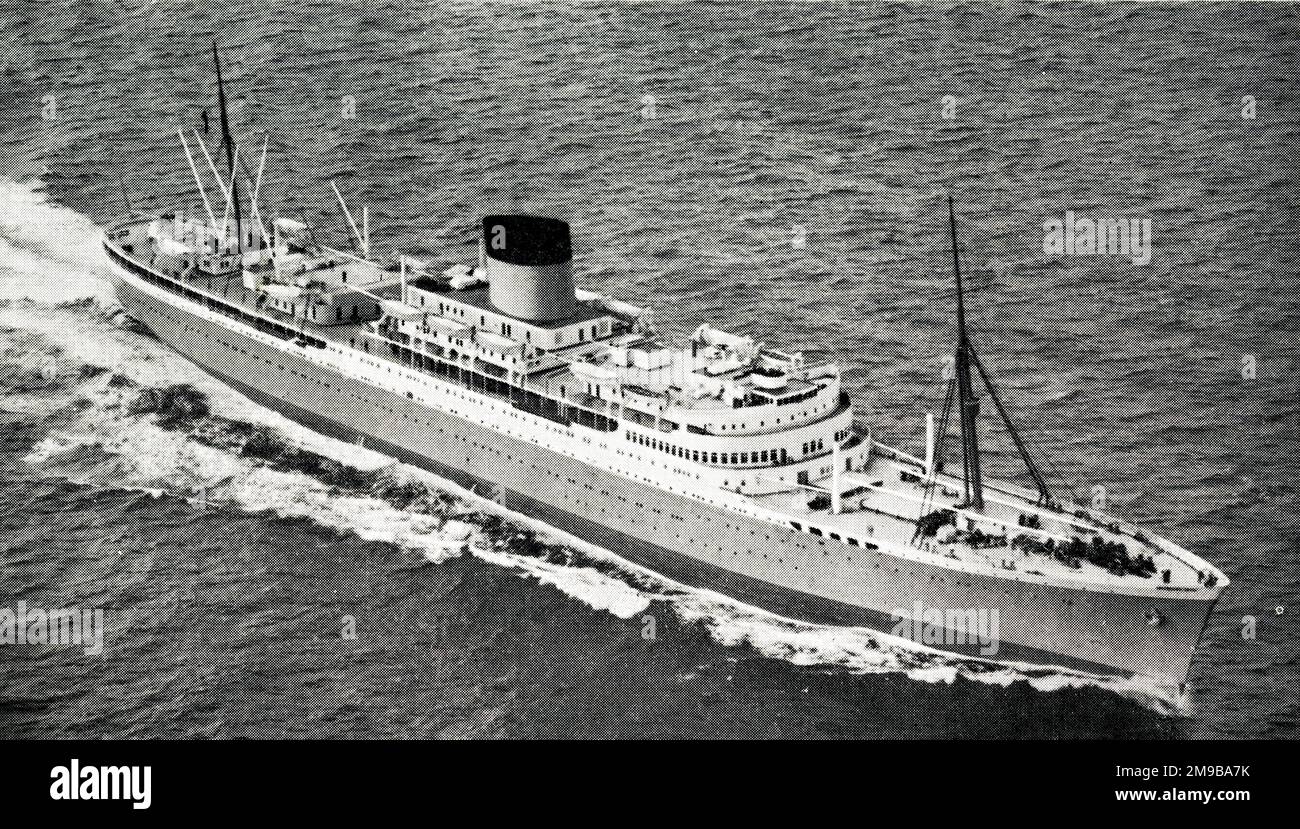 Royal Mail steamship Pretoria Castle, Union Castle Line, to South and ...