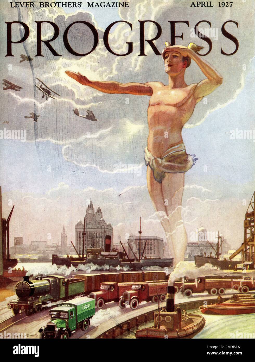 Cover design, Progress, April 1927 - Lever Brothers magazine ...