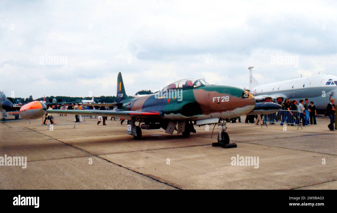 Force Aerienne Belge - Lockheed T-33A-1-LO FT28 (msn 580-9091, ex 53 ...